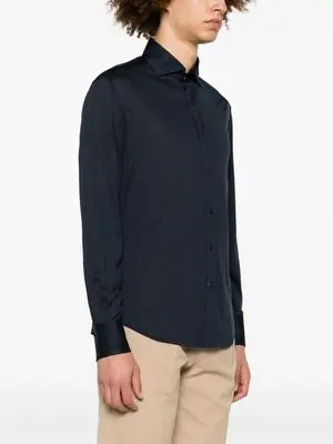 Brunello Cucinelli Button-up Long-sleeved Shirt - Black