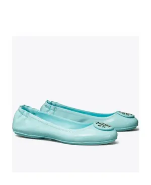 Tory Burch Minnie Travel Ballet Flats - Blue