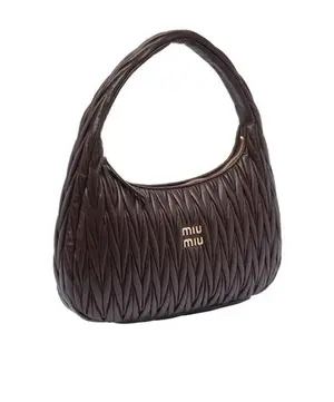 Miu Miu Logo Handbag - Black