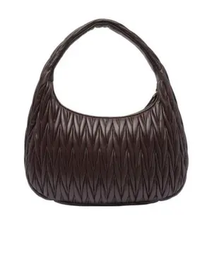 Miu Miu Logo Handbag - Black
