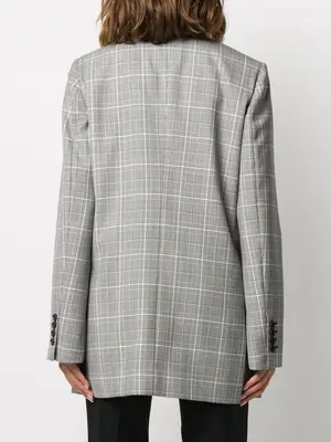 Givenchy Checkered Double-breasted Blazer