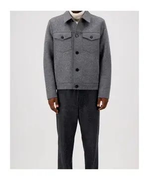 Harris Wharf London Single-breasted Wool Jacket - Grey