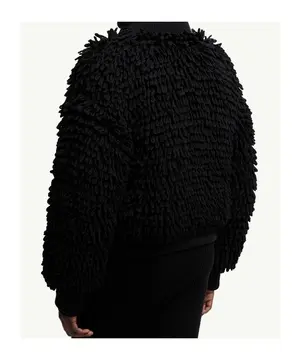 Moncler X Ee72 Edward Enninful Zip-up Wool Blend Cardigan