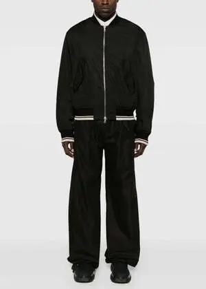 Dries Van Noten Zip Detailed Bomber Jacket