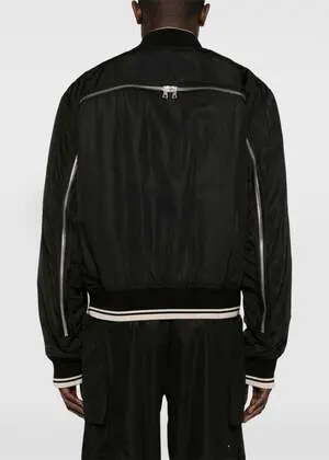 Dries Van Noten Zip Detailed Bomber Jacket
