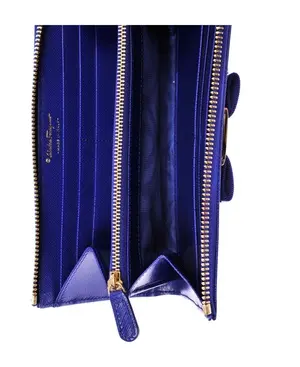 FERRAGAMO Bow Detail Logo Wallet