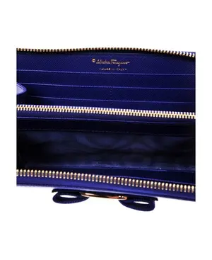 FERRAGAMO Bow Detail Logo Wallet