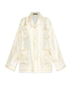 Versace La Coupe Des Dieux Printed Long Sleeve Shirt - No