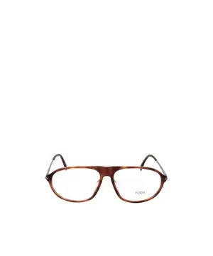 TOD'S Geometric Frame Eyeglasses - White