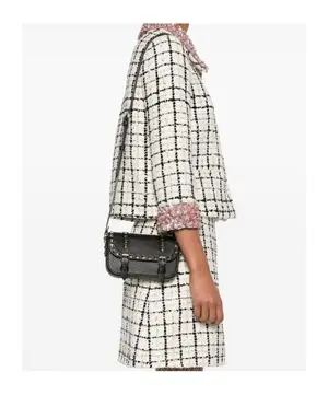 Valentino Garavani Rockstud Foldover Top Crossbody Bag