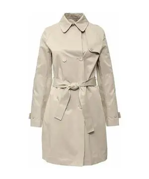Emporio Armani Belted Trench Coat - Nude