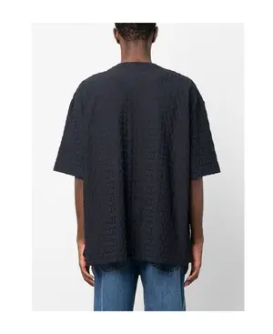 Sunnei Logo Embossed Crewneck T-shirt