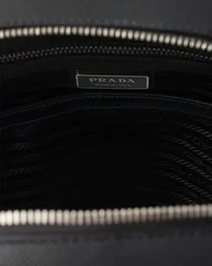 Prada Triangle Logo Backpack - Black