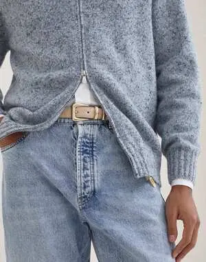 Brunello Cucinelli Embossed Buckle Fastened Belt