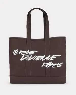 Kenzo X Futura 2000 Large Tote Bag - Chocolate-colored