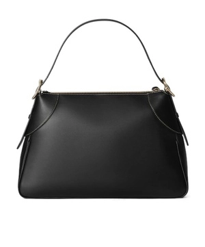Gucci Gg Emblem Large Shoulder Bag - Black