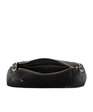 Gucci Gg Emblem Large Shoulder Bag - Black