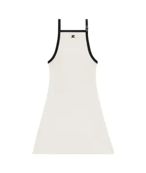 COURREGES Courreges Sleeveless Buckle Detail Dress No