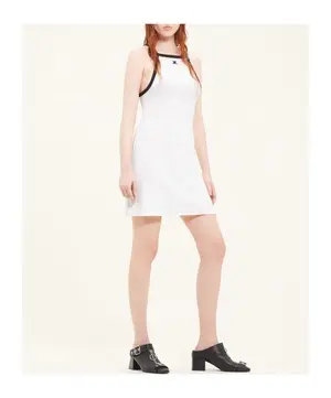 COURREGES Sleeveless Buckle Detail Dress - No
