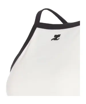 COURREGES Sleeveless Buckle Detail Dress - No