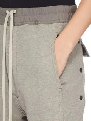 Rick Owens Wide-leg Drawstring Pants With Snap Details