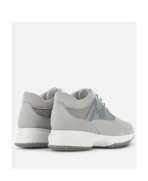 Hogan Interactive Lace-up Sneakers - Gray