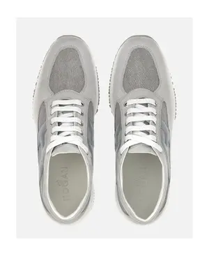 Hogan Interactive Lace-up Sneakers - Gray
