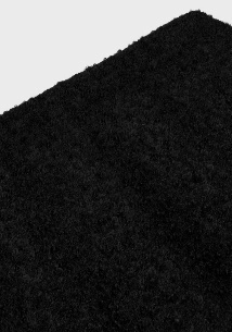 Celine Pleated Bouclette Skirt - Black