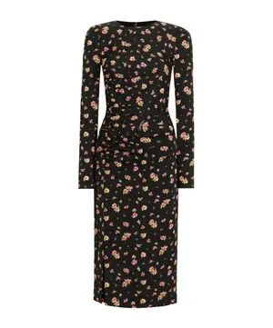 Dolce & Gabbana Floral Printed Midi Dress
