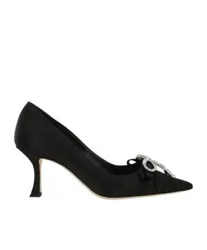 Black Bow Pumps