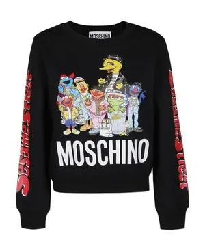 Moschino Crewneck Graphic Sweater