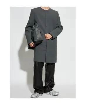 DIESEL® Collarless Single-breasted Coat