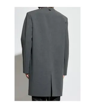 DIESEL® Collarless Single-breasted Coat