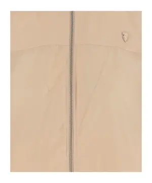 Burberry Logo Plaque Zipped Jacket