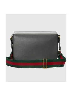 Gucci 1955 Horsebit Shoulder Bag - Gray