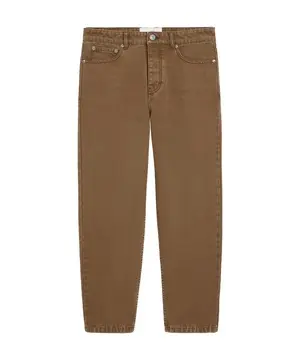 AMI Paris Straight-leg Jeans - Hazelnut Color