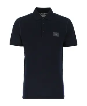 Dolce & Gabbana Dolce Gabbana Logo Patch Polo Shirt