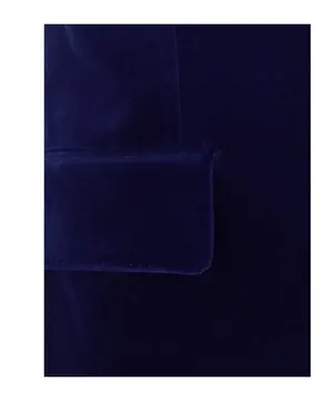TOM FORD Velvet Single-button Blazer - Blue