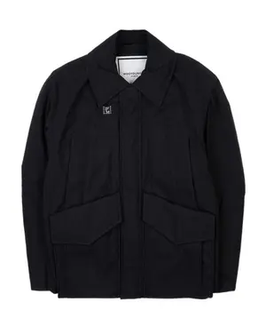 WOOYOUNGMI Long-sleeve Lapel Jacket - Black