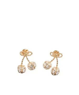 VALENTINO Valentino Cherryfic Vlogo Signature Embellished Earrings