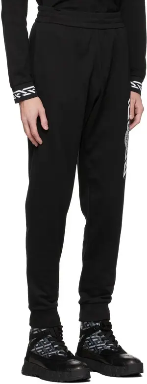 Versace Greca Detailed Jersey Knitted Track Pants