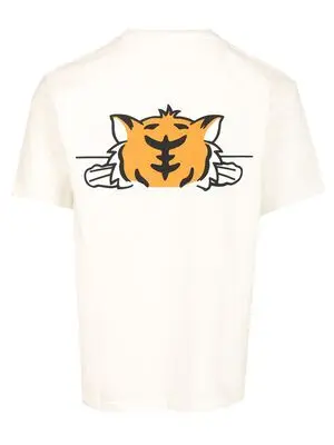Kenzo Happy Tiger Printed Crewneck T-shirt