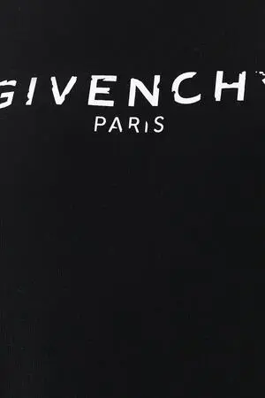 Givenchy Vintage Effect Logo Oversized Hoodie