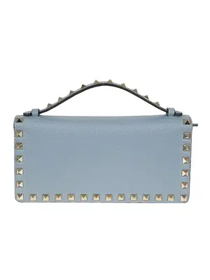 Valentino Garavani Rockstud Chain Strap Wallet - Blue