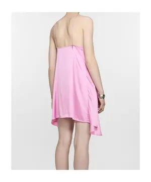 Acne Studios Halterneck Mini Dress With Draped Ruffle Detailing