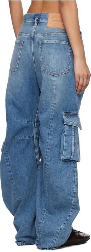 Acne Studios Loose Fit Cargo Jeans