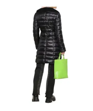 Herno Ribbed Collar Long Puffer Jacket