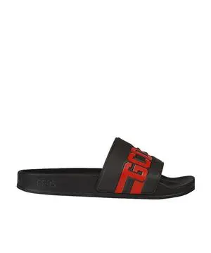 Gcds Logo Open-toe Flat Sandals