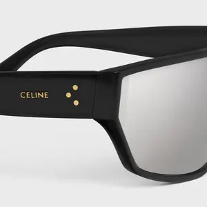 Celine Acetate Sunglasses With Mirror Lenses