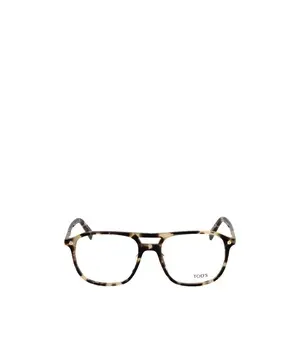 TOD'S Pilot's Flat Mirror Eyeglasses - Havana